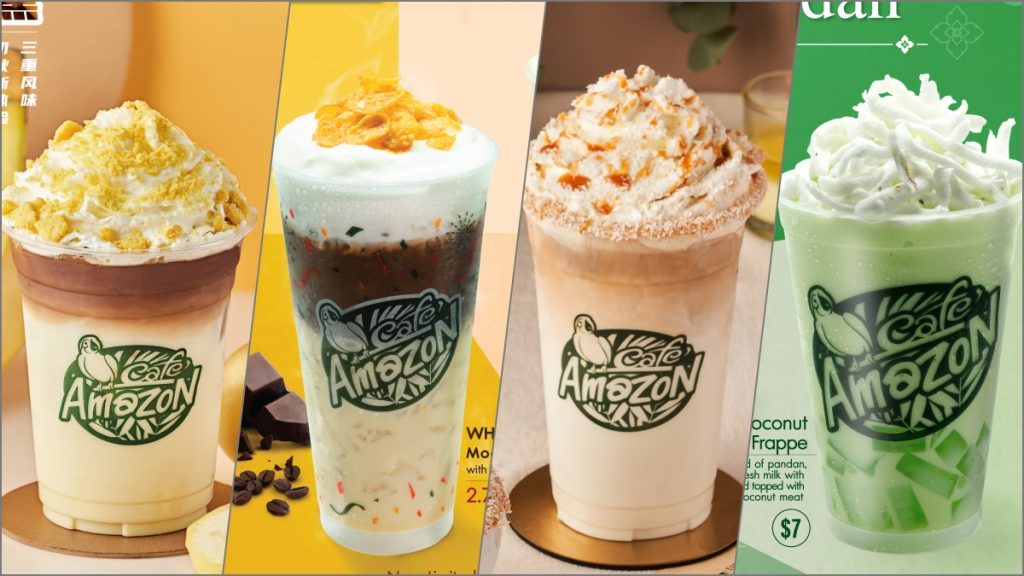 แอบส่องเมนูน่าชิมในร้าน Cafe Amazon สาขาต่างประเทศ ที่ไม่มีขายในไทย