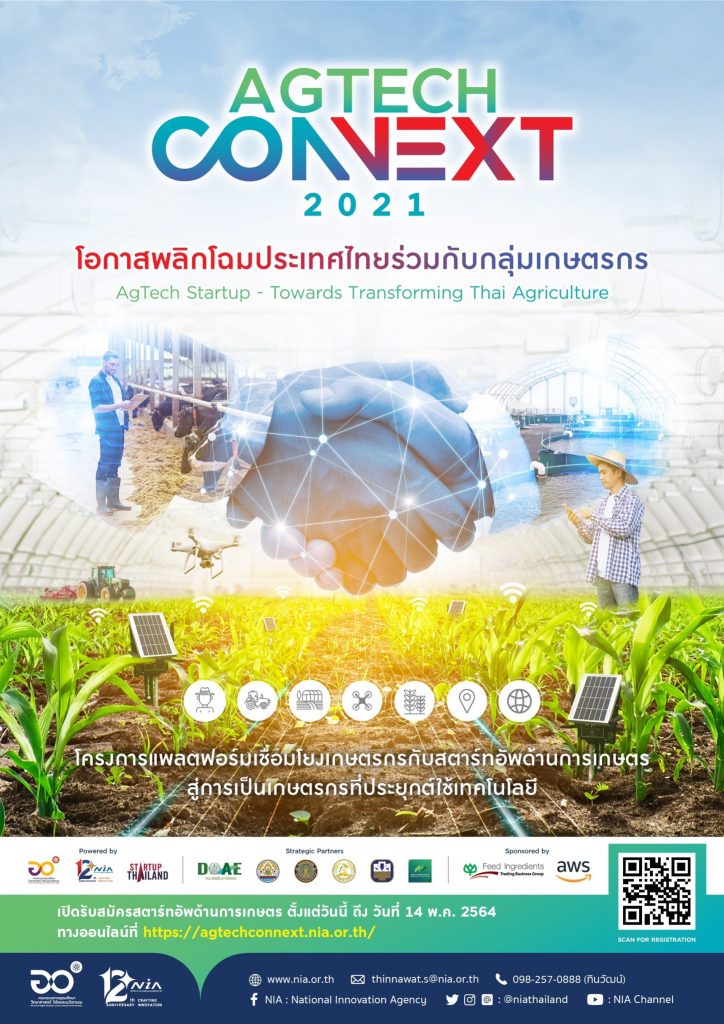 NIA รุกหนัก! ผุดโครงการ AgTech Connext เชื่อมสตาร์ทอัพสายเกษตร แก้ปัญหากลุ่มเกษตรกร ฝ่าวิกฤตโควิด 19