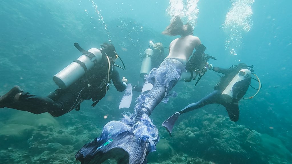 สุดหิน! เปิดเบื้องหลังการถ่ายทำหนังสั้น “Merman”