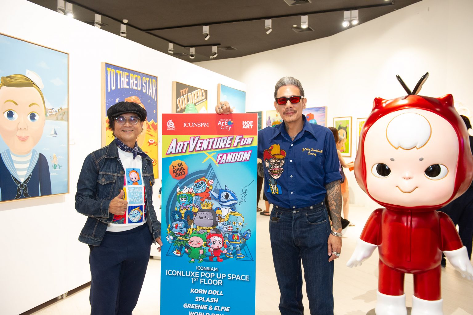 ArtVenture Fun X Fandom ผลงานศิลปะสุดสนุกจาก 8 คาแรคเตอร์ ณ ไอคอนสยาม