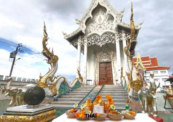 กิจกรรม MThai ใส่บาตรออนไลน์ วัดเชิงเลน วันที่ 10 กรกฎาคม 2566