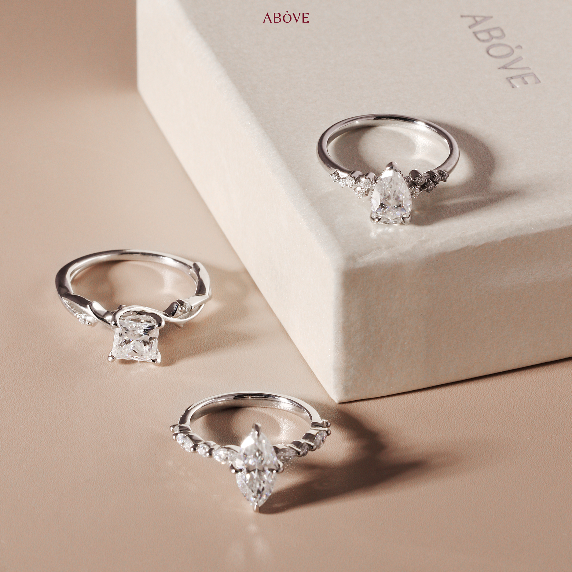 Above Diamond เปิดแหวนแต่งงานเพชรแฟนซีคอลเลกชันล่าสุด เอาใจคู่รักมินิมอ ...